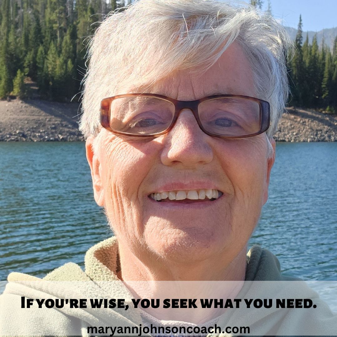 If You’re Wise You Seek What You Need – Mary Ann Johnson